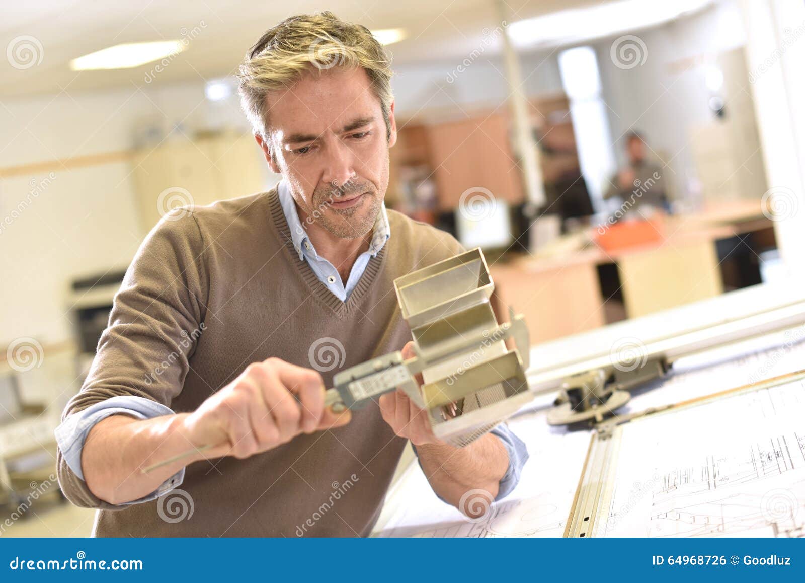 Industrial Engineer Making New Concept Stock Photo - Image of business ...