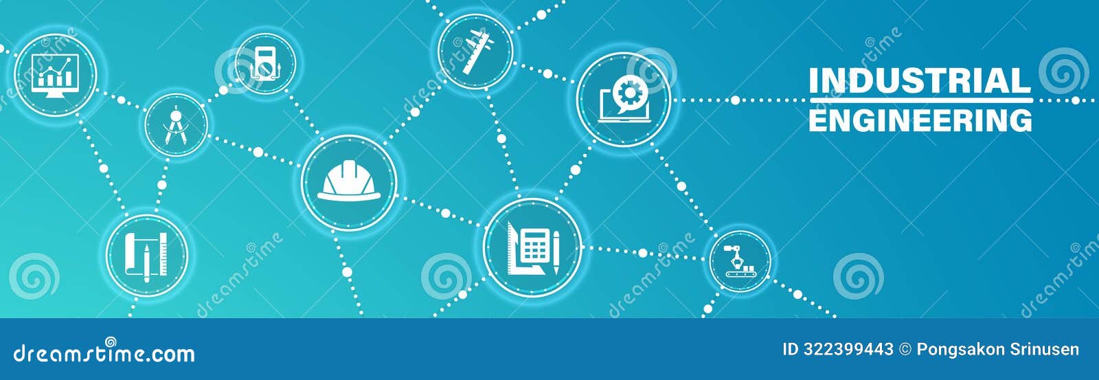 Industrial Engineering Vector Illustration. Industry Stock Vector ...