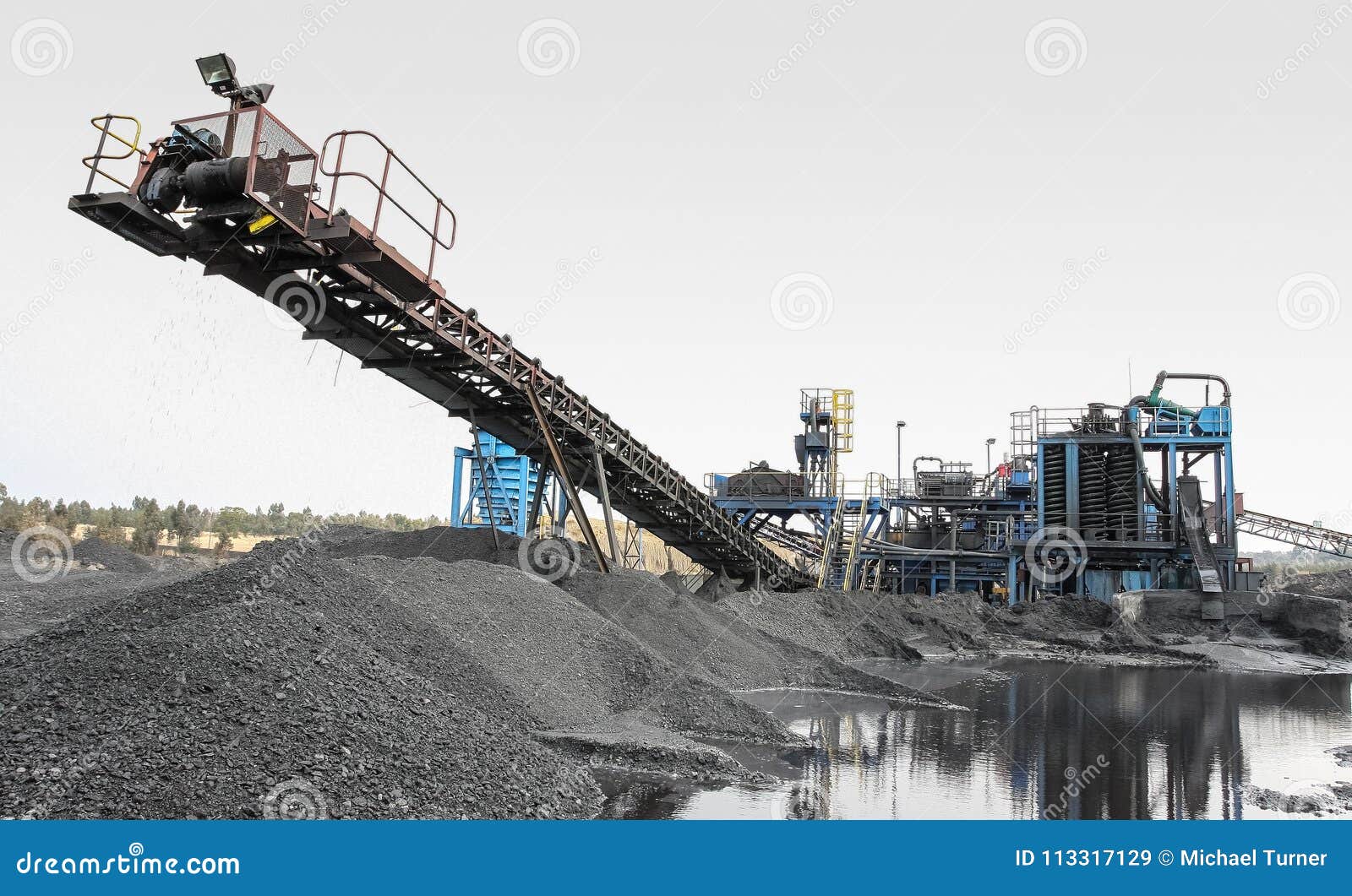 Coal Mining and Processing in South Africa Stock Image - Image of ...