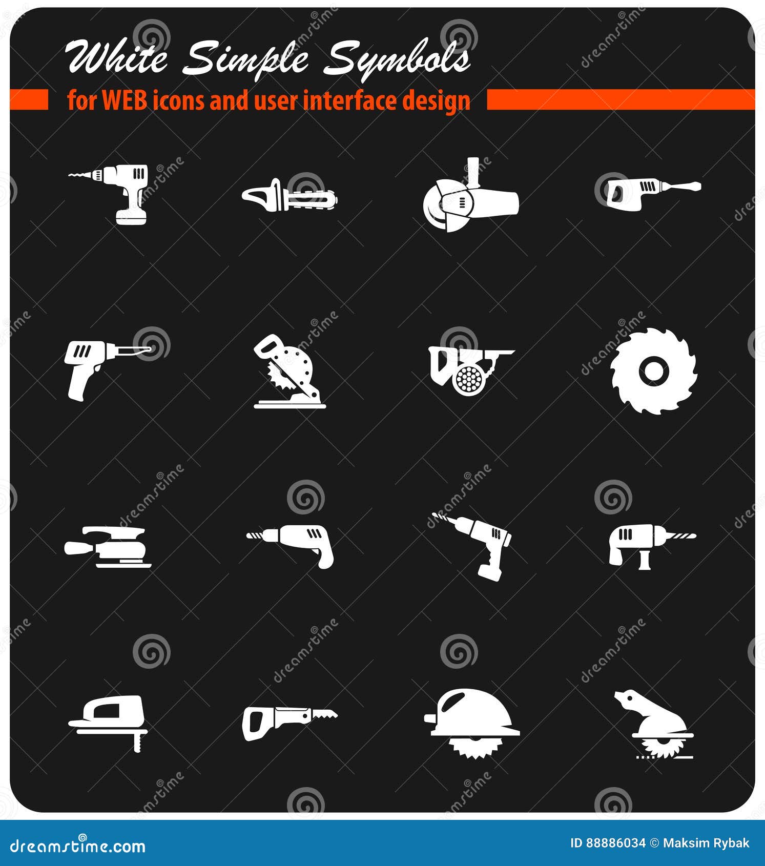 Industrial Equipment Icon Set Stock Illustration - Illustration of ...