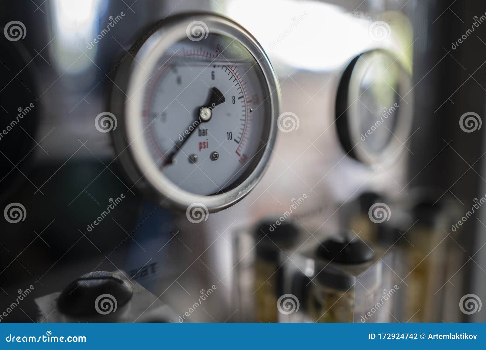 Industrial Equipment - Measuring Sensor. Pressure Testing Technology ...