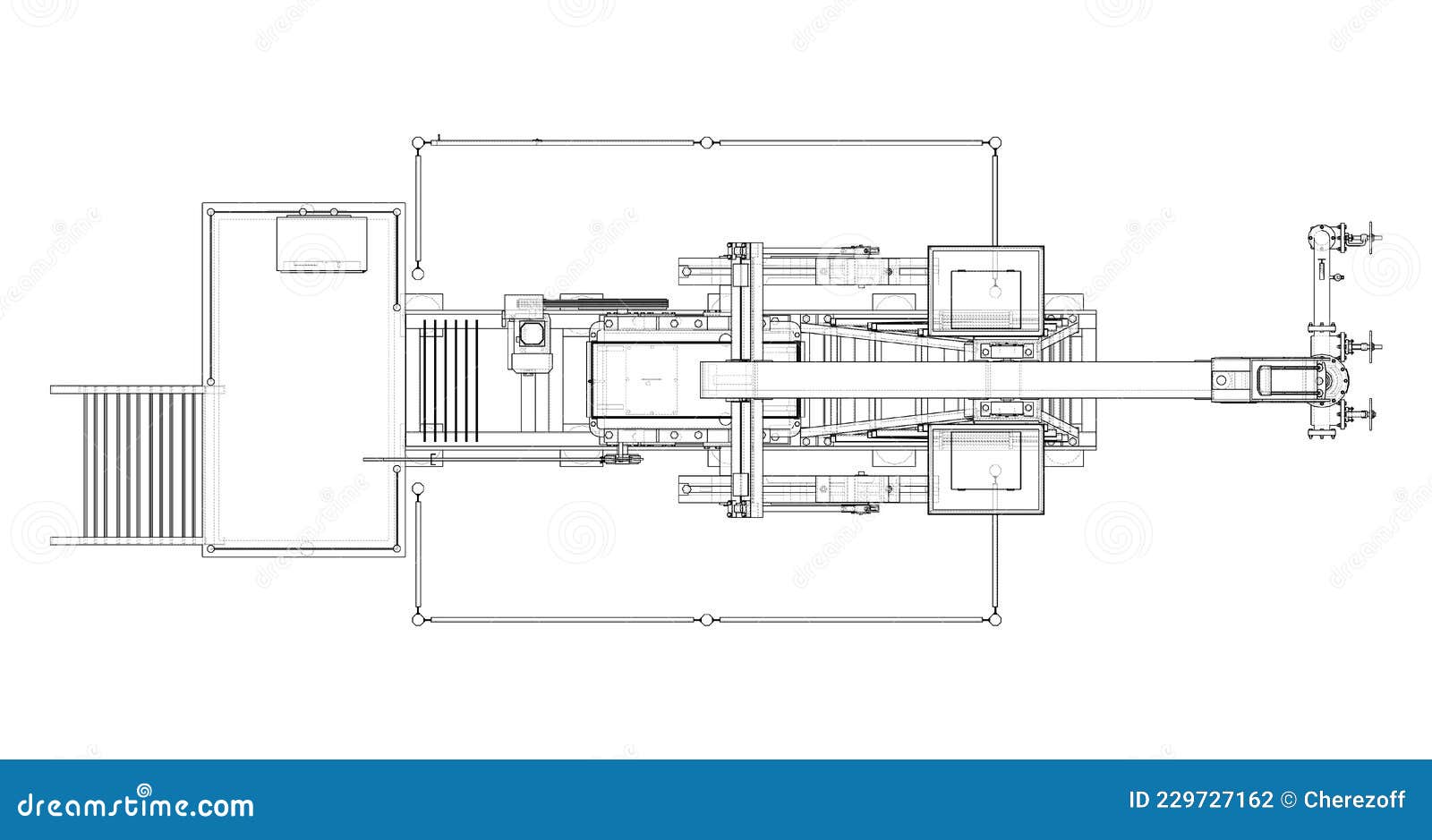 Industrial Equipment for Oil Extraction. Vector Stock Vector ...