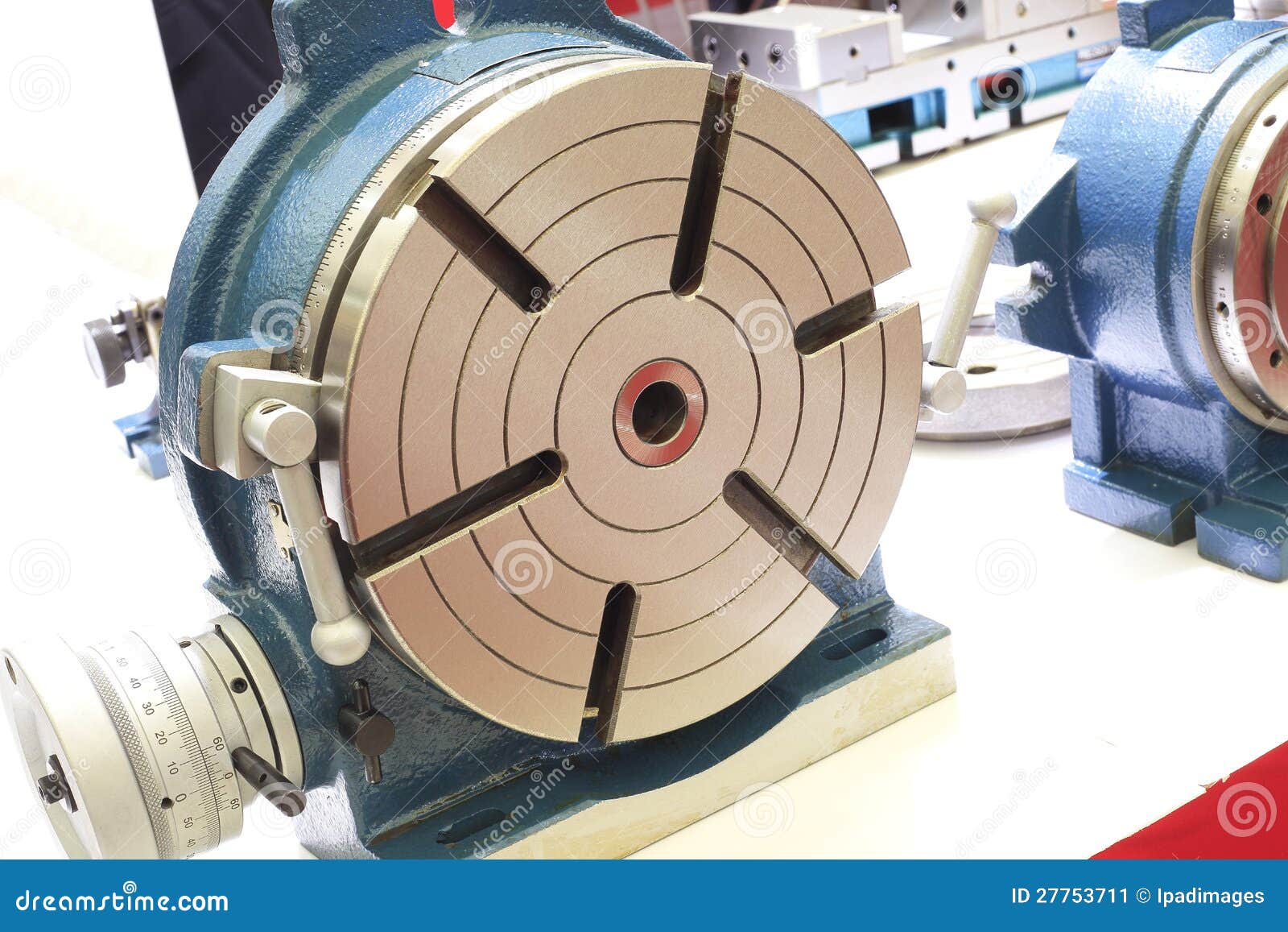 Industrial Equipment Rotary Table Stock Image - Image of powerful ...