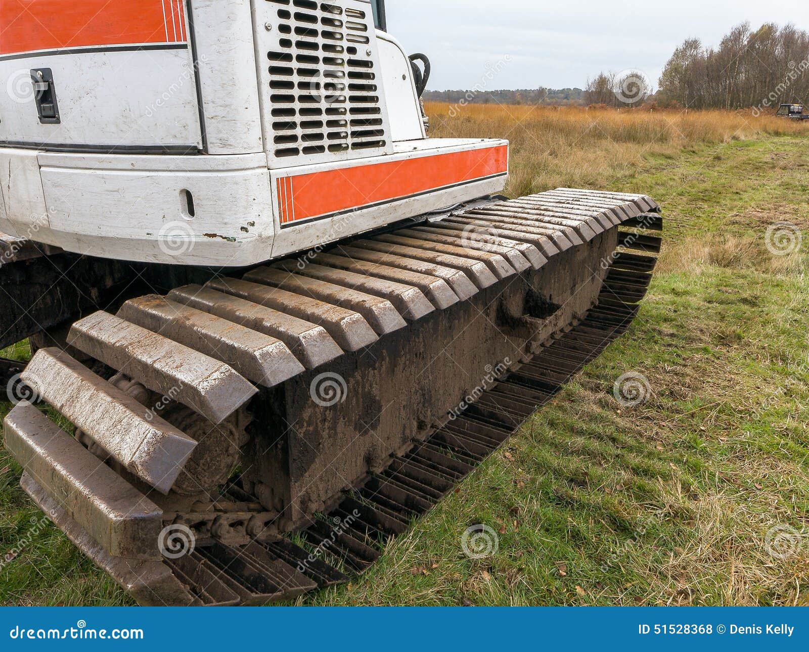 Industrial Excavating Machine Stock Photo - Image of excavating, wheels ...