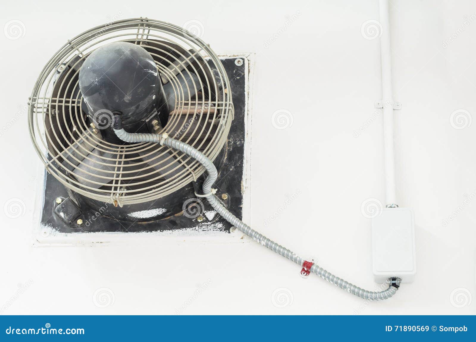Industrial exhaust fan. stock image. Image of exhaust - 71890569