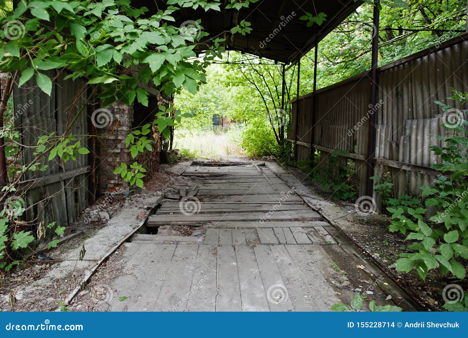 Industrial Exterior of an Old Abandoned Factory Stock Photo - Image of ...