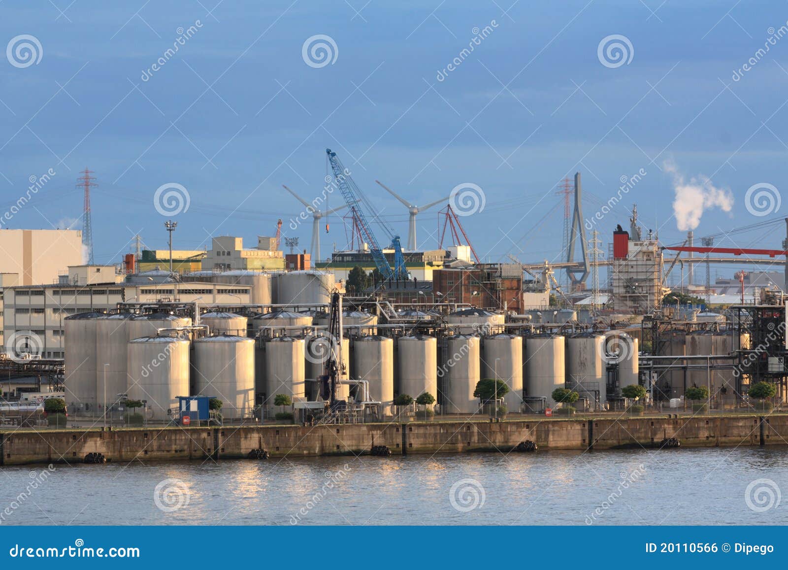 Industrial facilities stock photo. Image of manufactory - 20110566