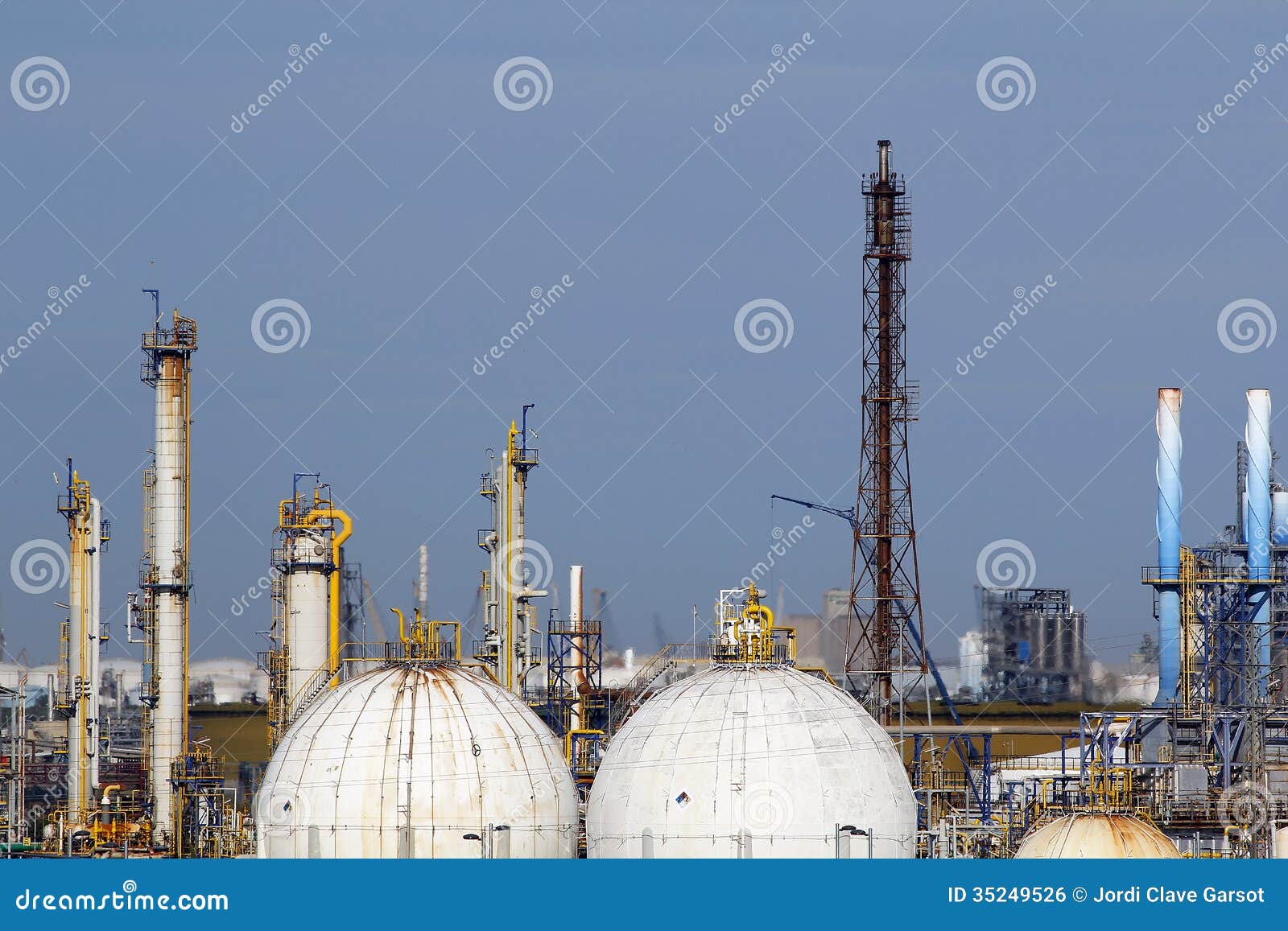 Industrial facilities stock photo. Image of chimney, gasoline - 35249526