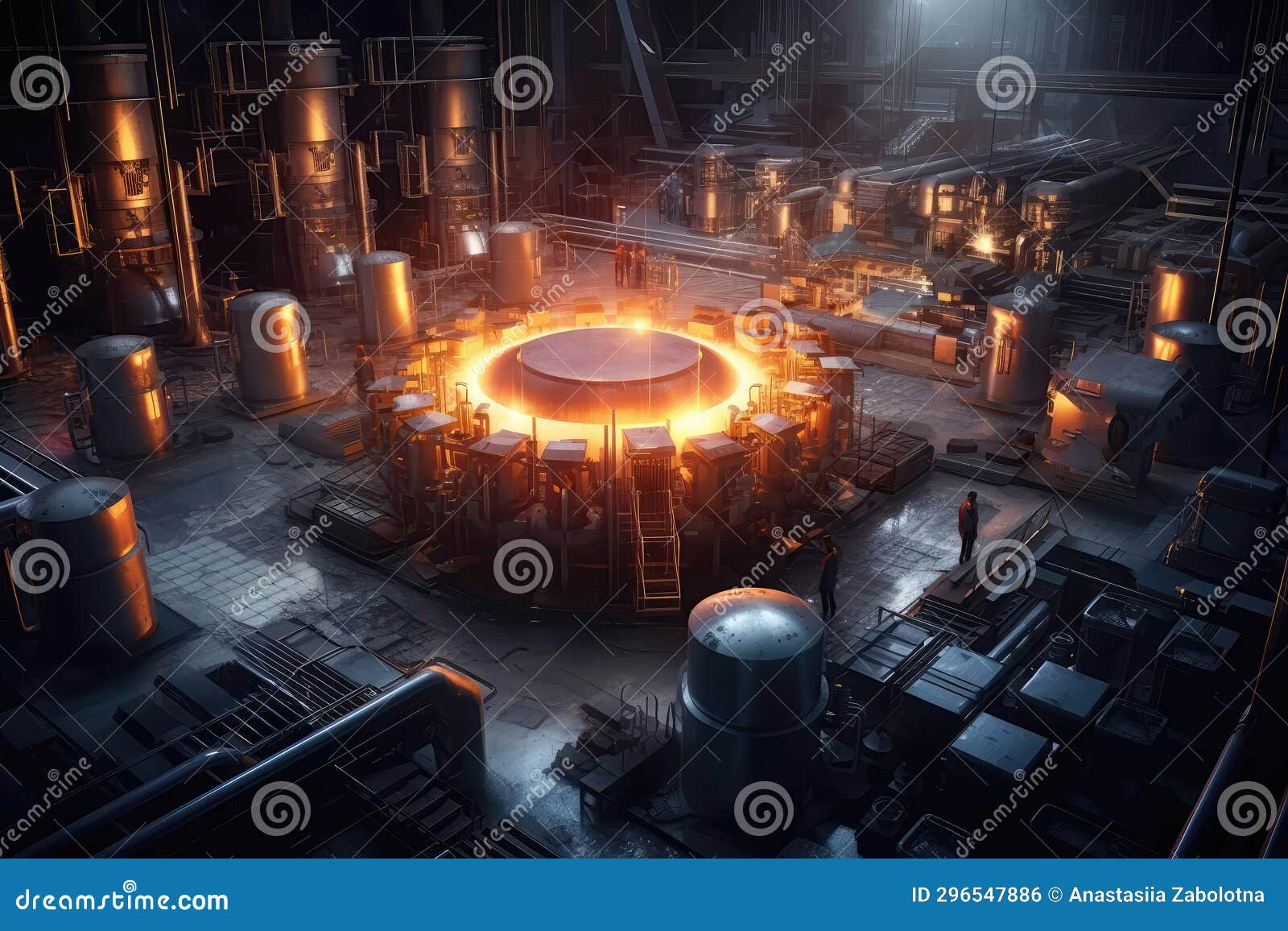 Industrial Facilities Processing Uranium Ore into Nuclear Fuel ...