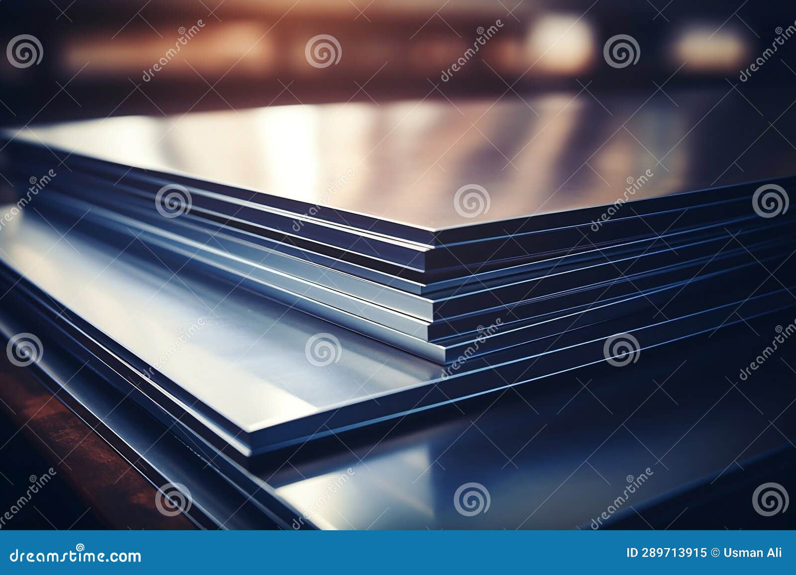 Industrial Facilities with Rolled Steel Sheet Texture. AI Stock ...