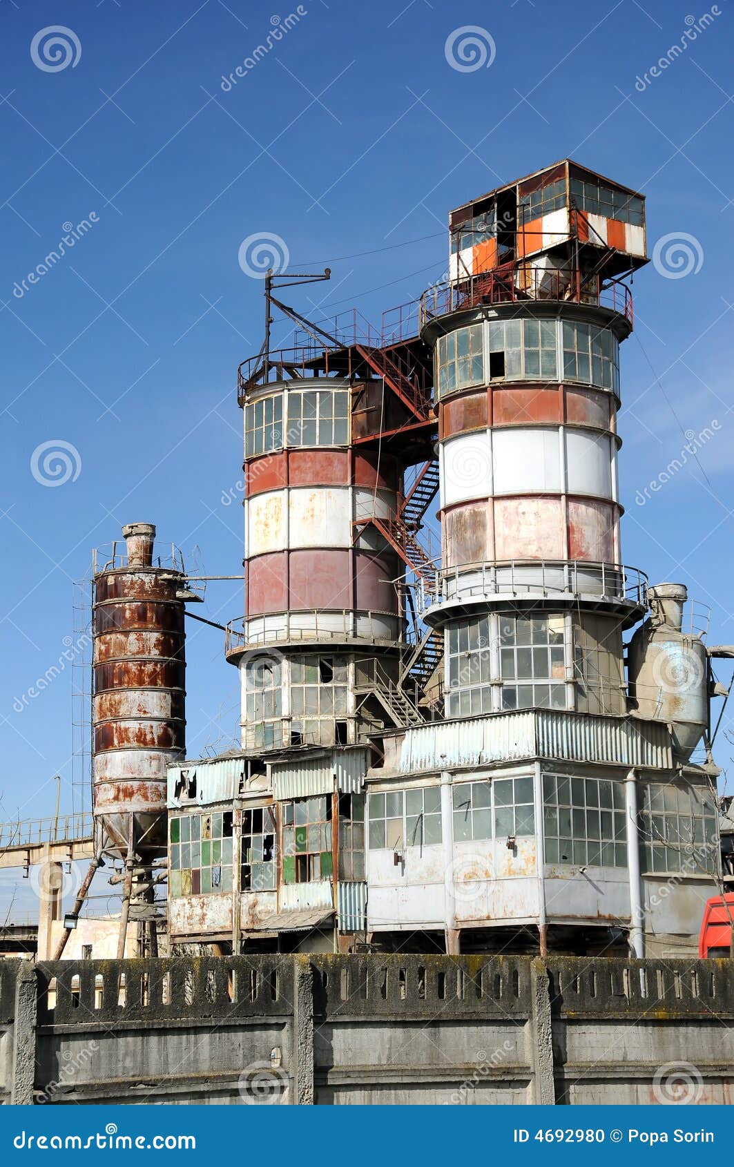 Industrial facility stock photo. Image of storage, fodder - 4692980