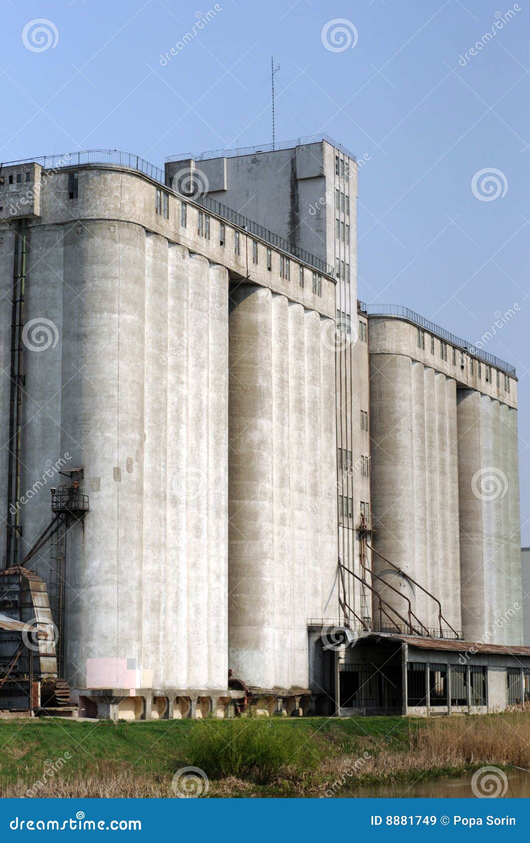 Industrial facility stock image. Image of save, granary - 8881749