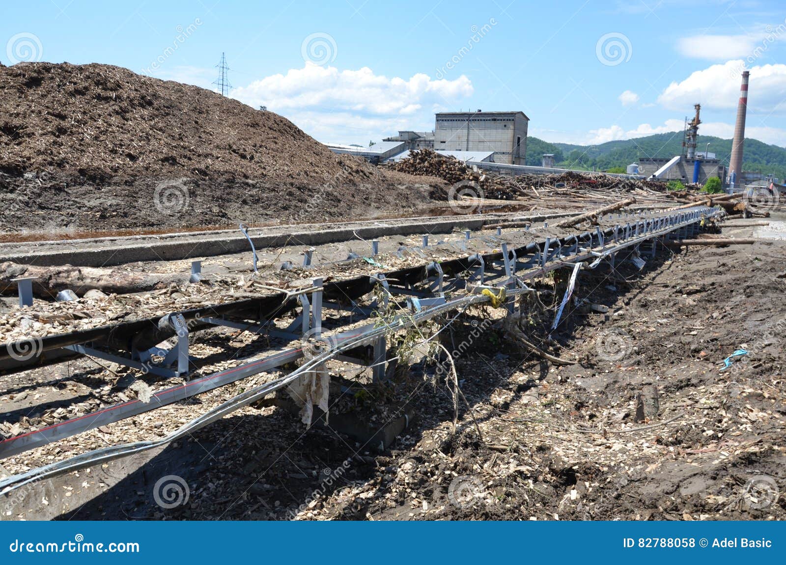 Industrial facility editorial stock photo. Image of factory - 82788058