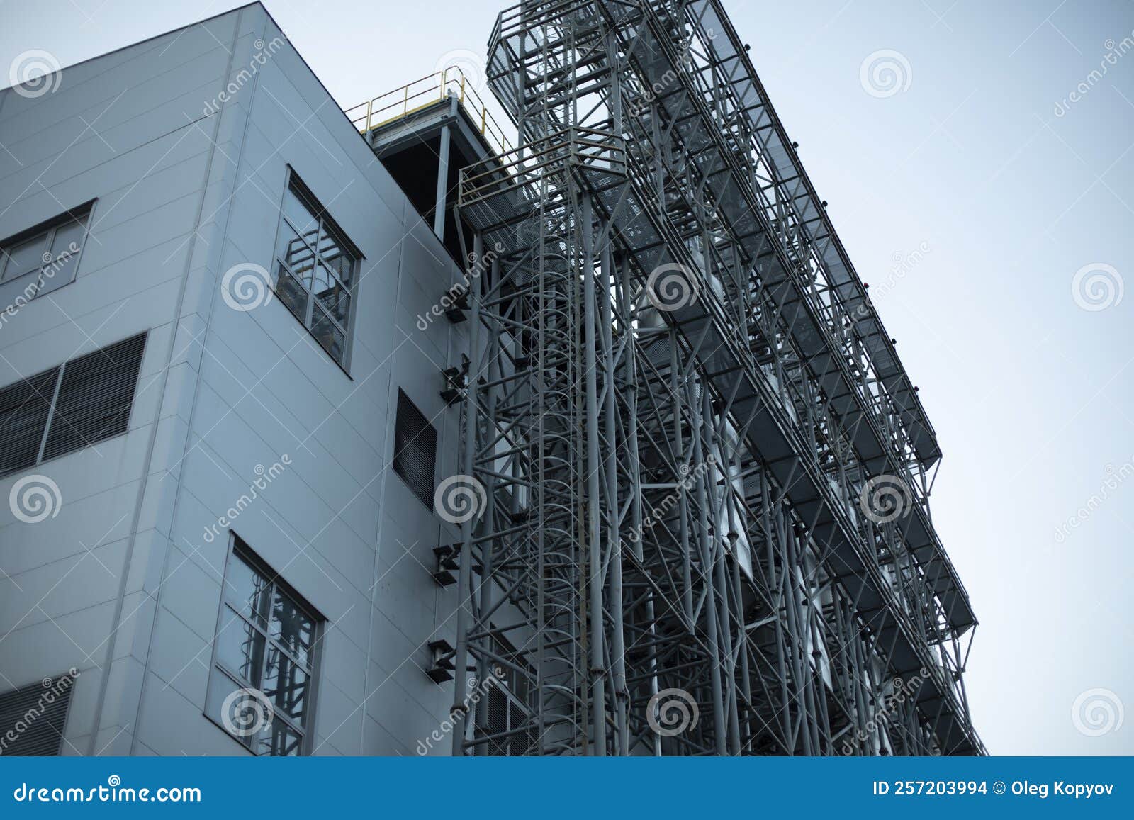 Industrial Facility. Production Building. Technical Structure Stock ...