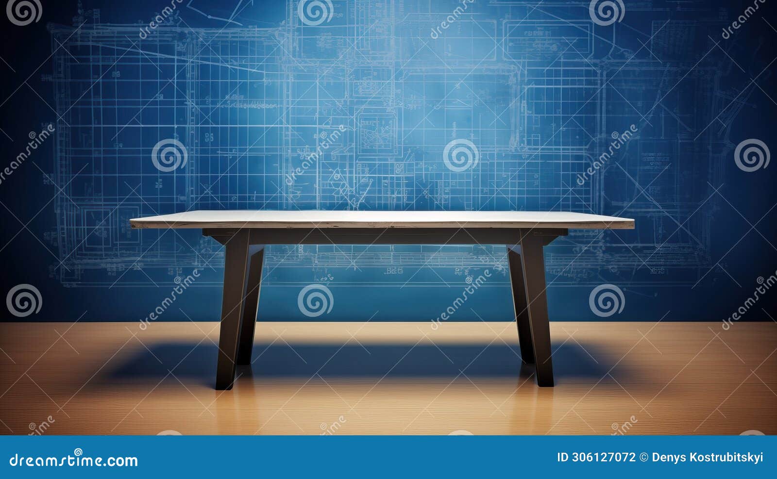 Industrial Facility through Table Surface Stock Illustration ...