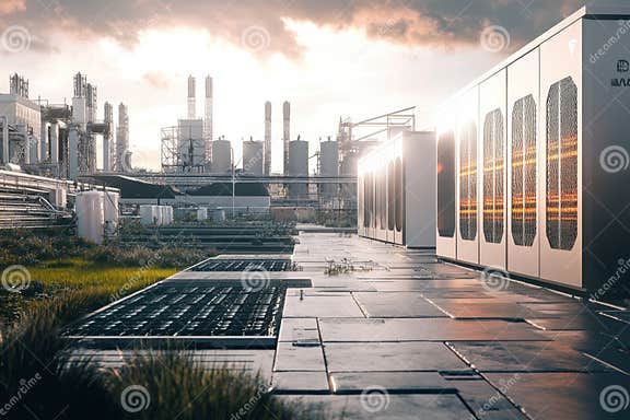 Industrial Facility with Technology and Structures Under a Dramatic ...