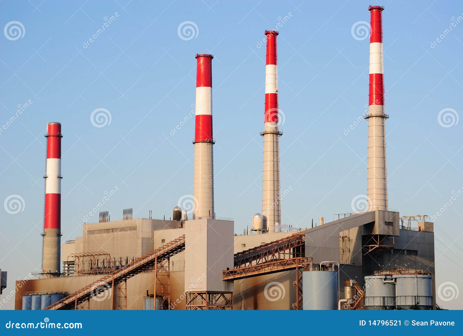 Industrial Factory stock image. Image of electrical, environmental ...