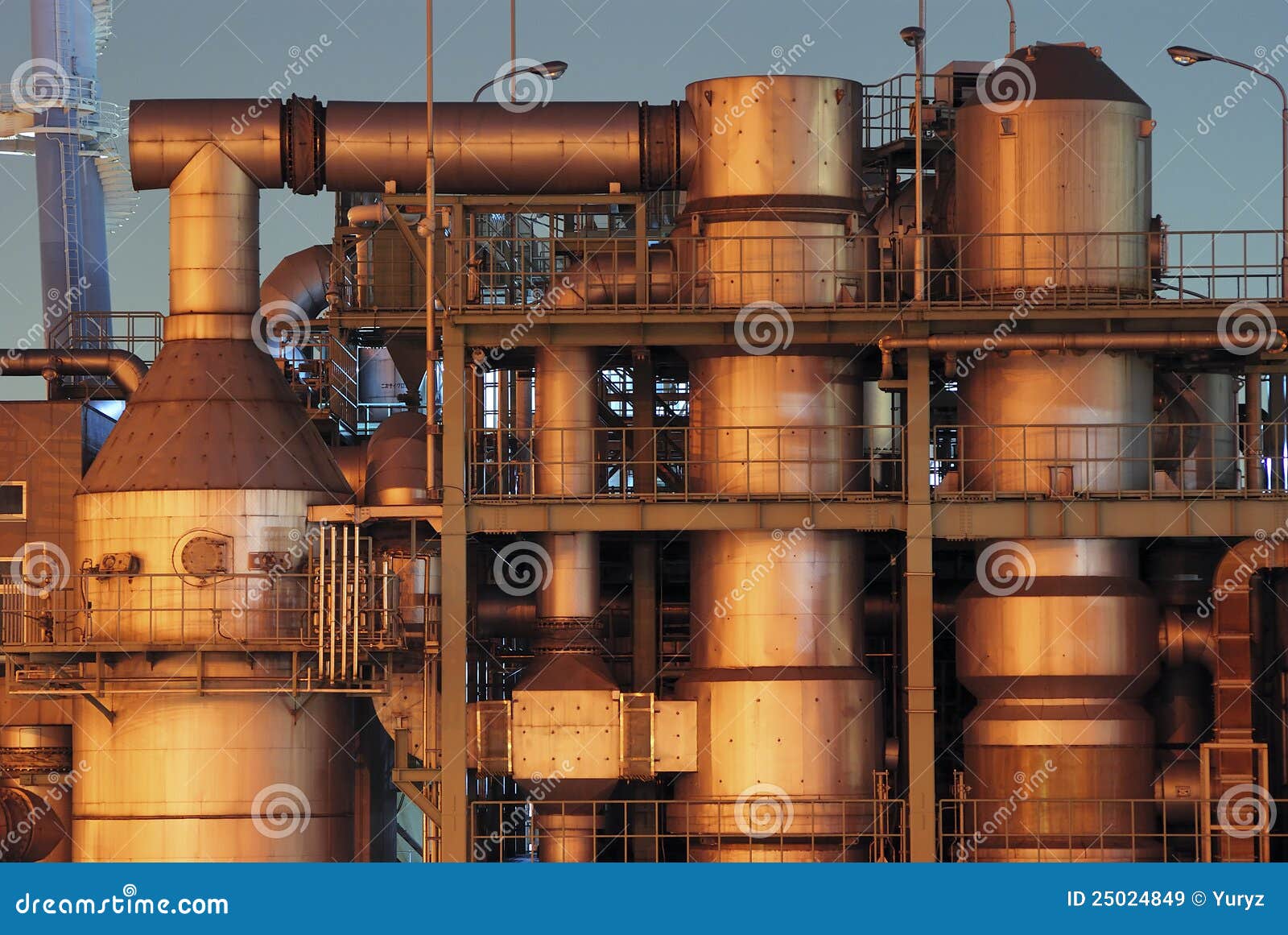 Industrial factory stock image. Image of chemistry, power - 25024849