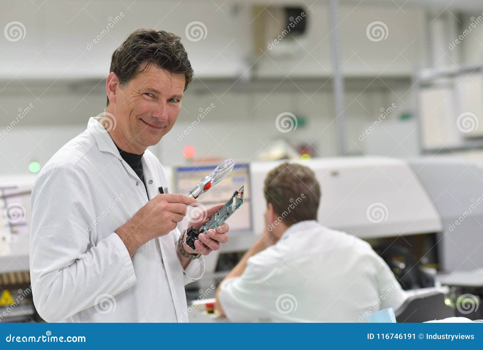 Industrial Factory for Assembly of Microelectronics - Engineer C ...