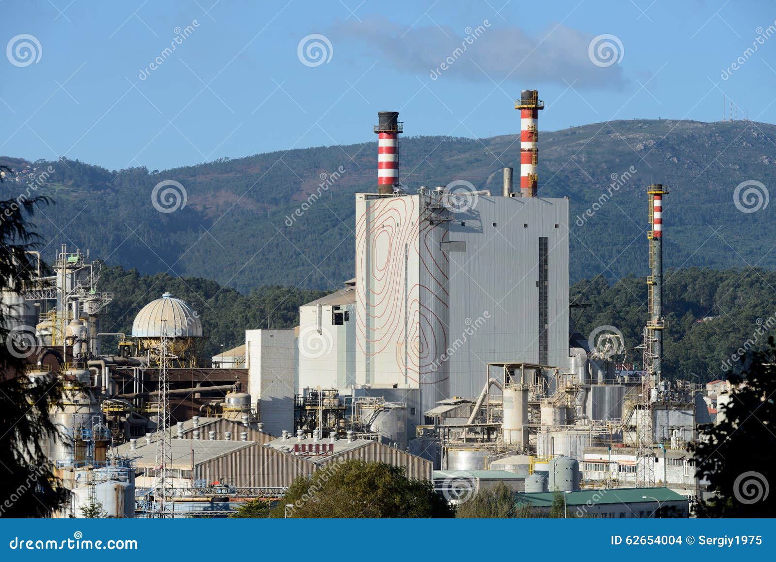 Industrial Factory Exterior Stock Photo - Image of outdoors, chemical ...