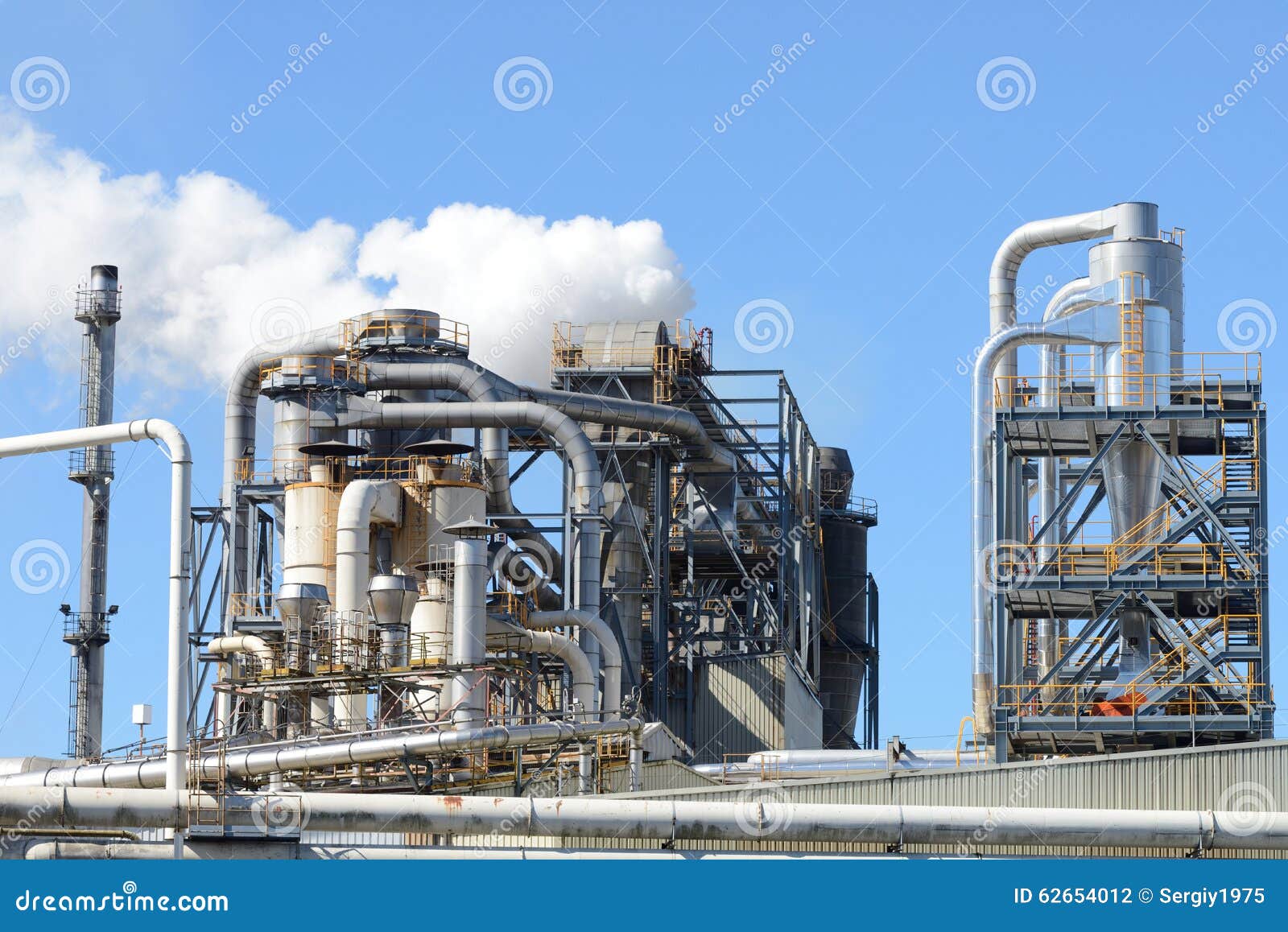 Industrial Factory Exterior Stock Photo - Image of power, exterior ...