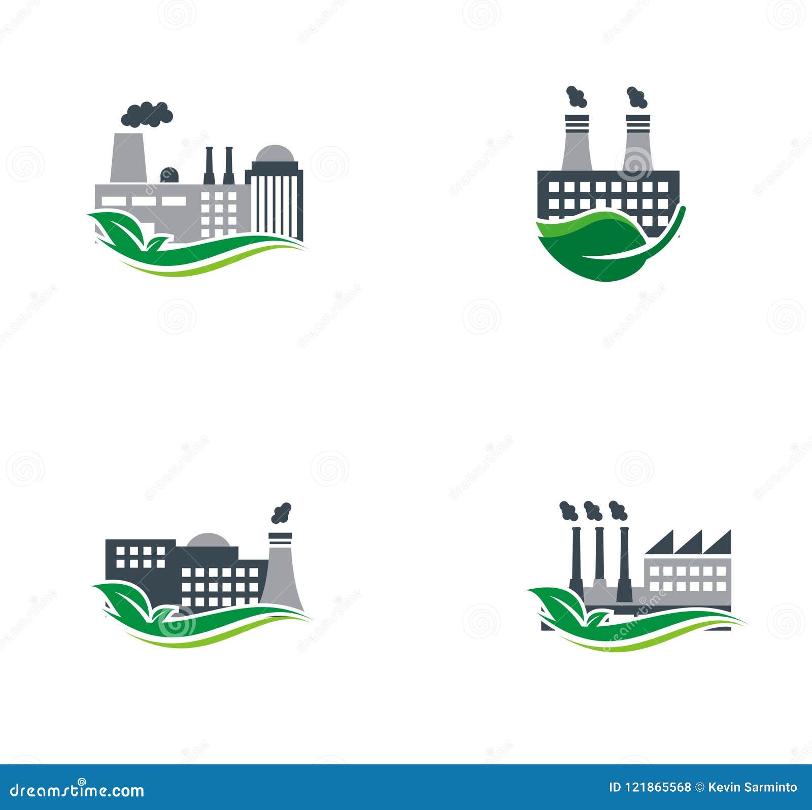 Industrial factory logo stock illustration. Illustration of machine ...