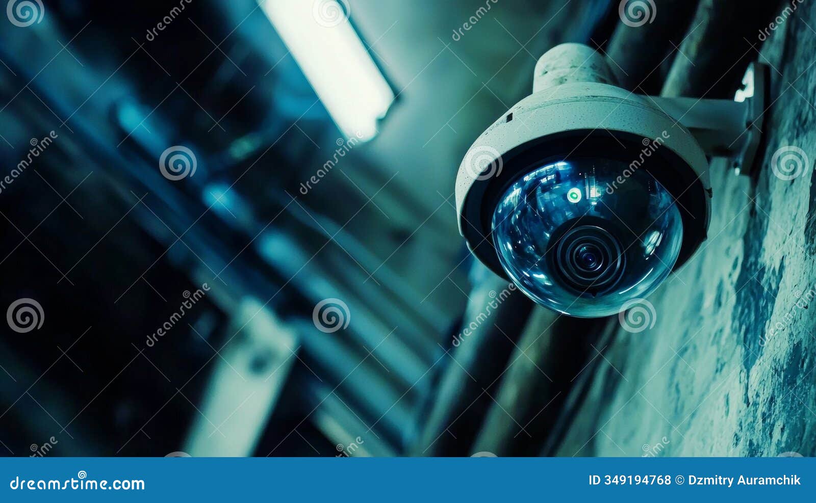 Industrial Factory Operations are Monitored by a CCTV Surveillance ...