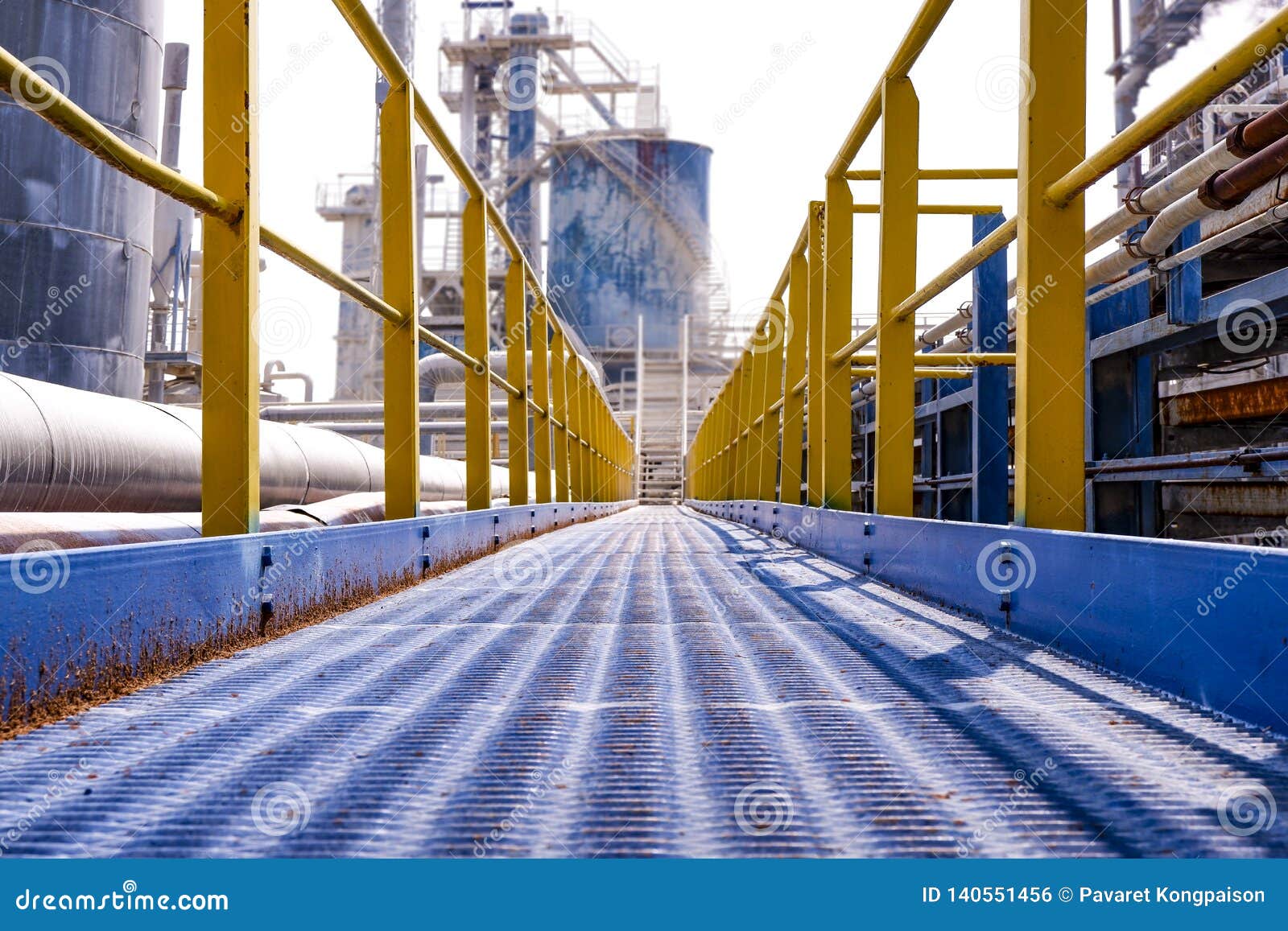 Industrial Factory Production Process Stock Photo - Image of chimney ...