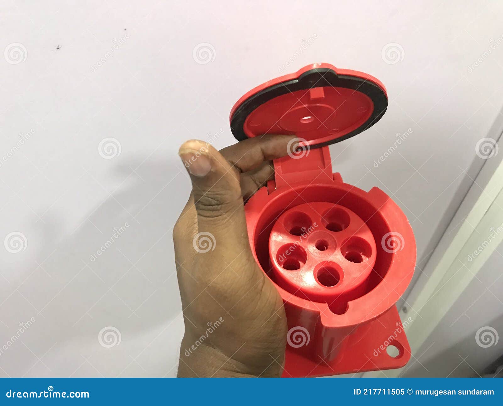 Industrial Female Socket for Electrical Connection for an Plant Work ...