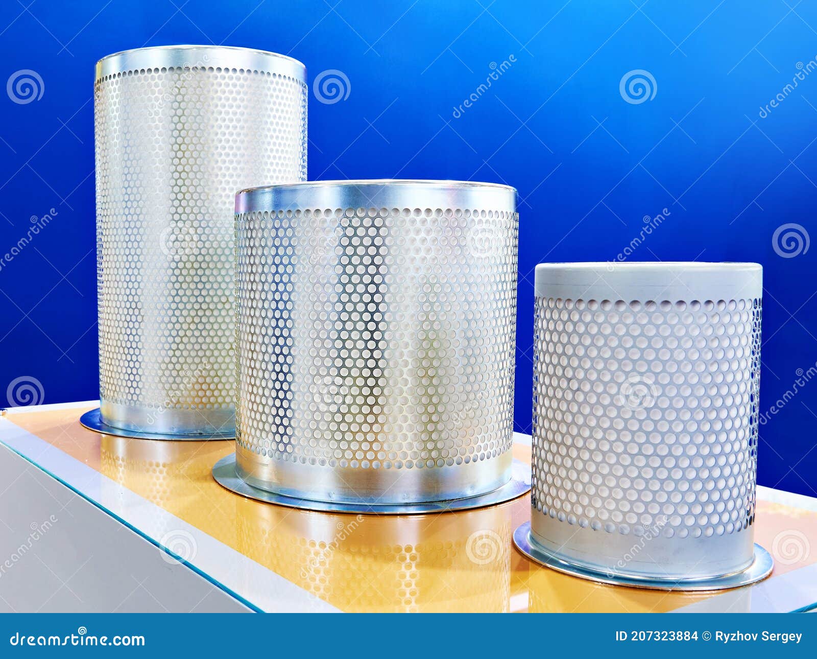 Industrial Filters Separators at Exhibition Stock Photo - Image of ...