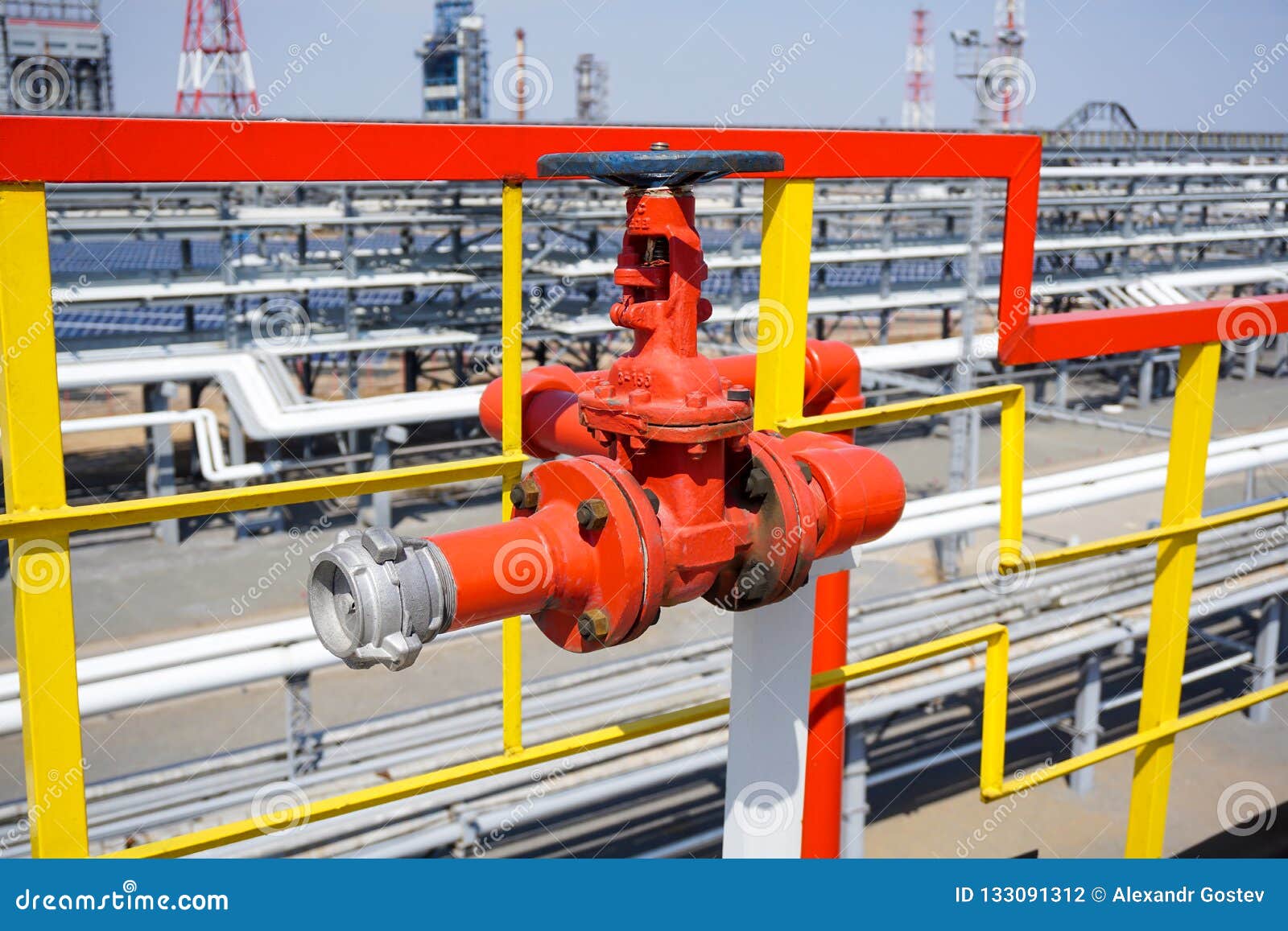 Industrial Fire Hydrant Aimed at the Technological Equipment of the ...