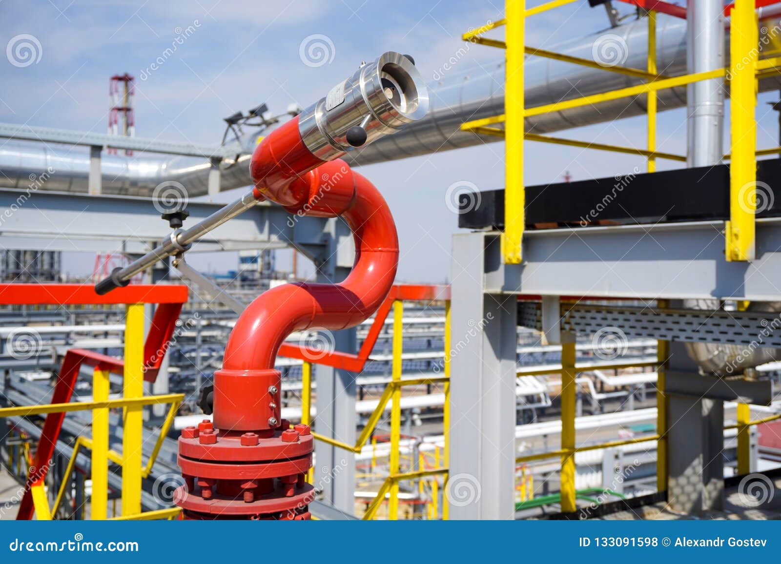 Industrial Fire Hydrant Aimed at the Technological Equipment of the ...