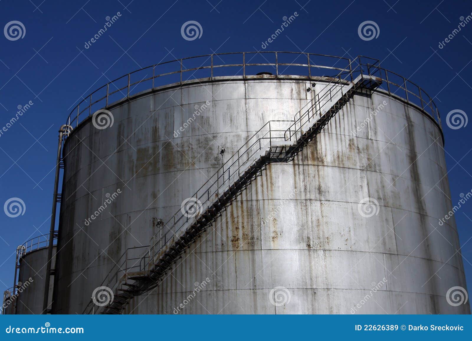 Industrial fuel tank stock image. Image of fuel, construction - 22626389