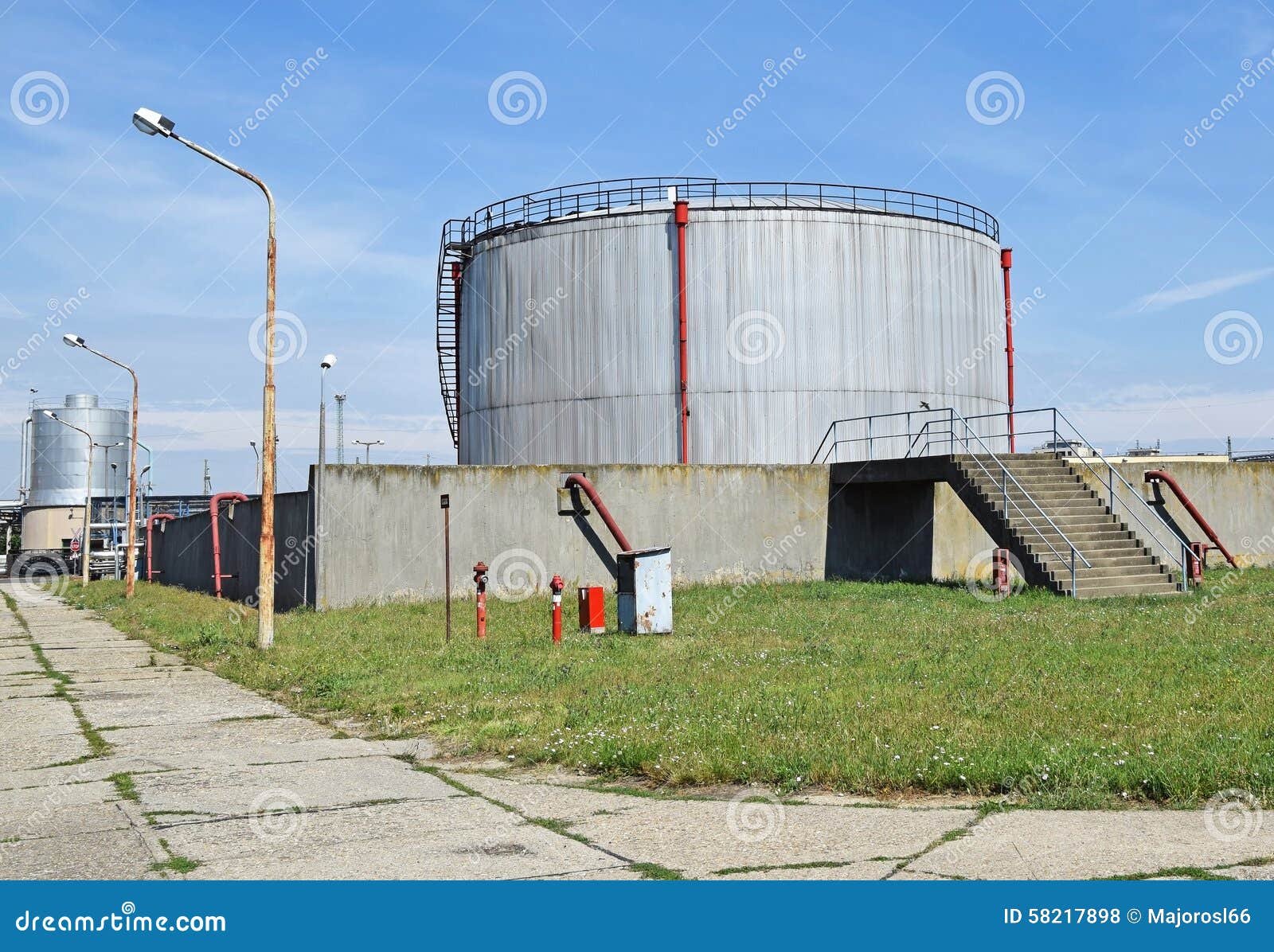 Industrial gas container stock photo. Image of side, connector - 58217898