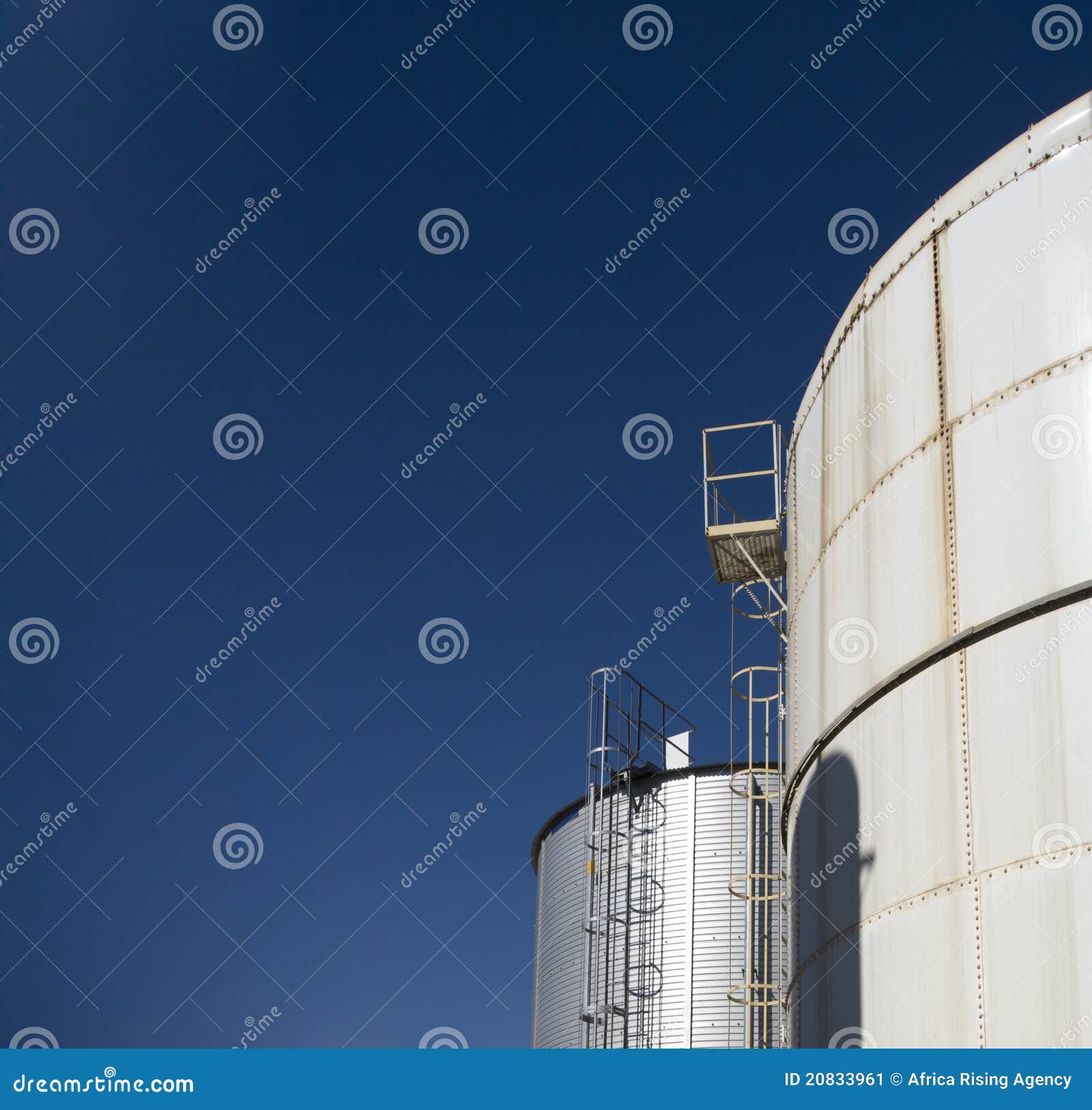 Industrial gas tank stock image. Image of industrial - 20833961