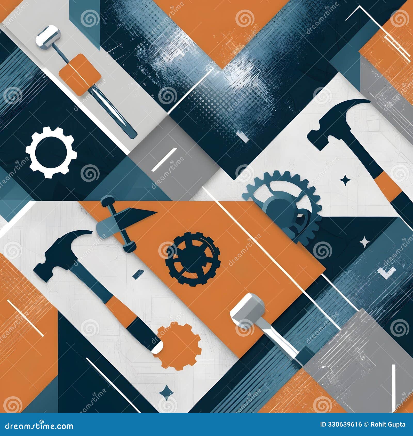 Industrial Gear And Tools Background Wallpapers Royalty-Free Stock Image | CartoonDealer.com ...