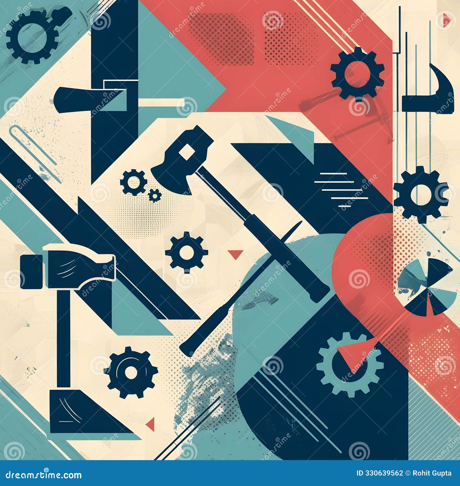 Industrial Gear and Tools Background Wallpapers Stock Illustration ...