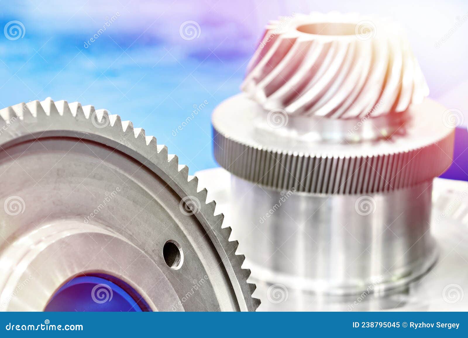 Industrial gears stock image. Image of heavy, machining - 238795045