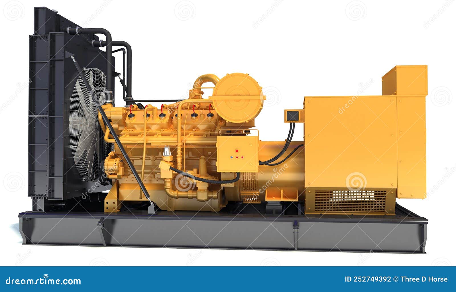 Industrial Generator. Steel Jerrycan Fuel Electricity For Balloons ...