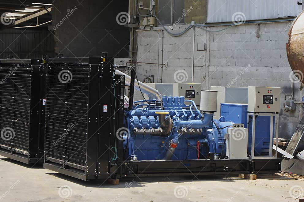 Industrial Generators stock photo. Image of enterprise - 42383260