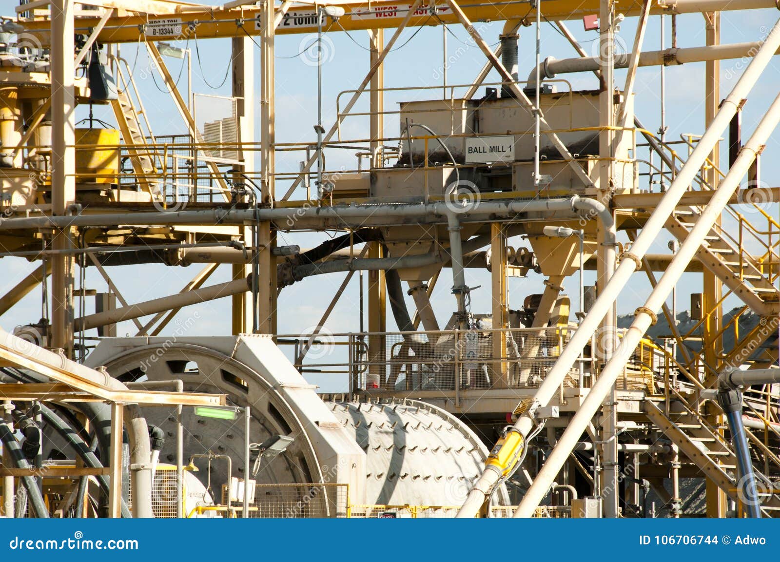 Mining Process Plant stock photo. Image of process, concentrate - 106706744
