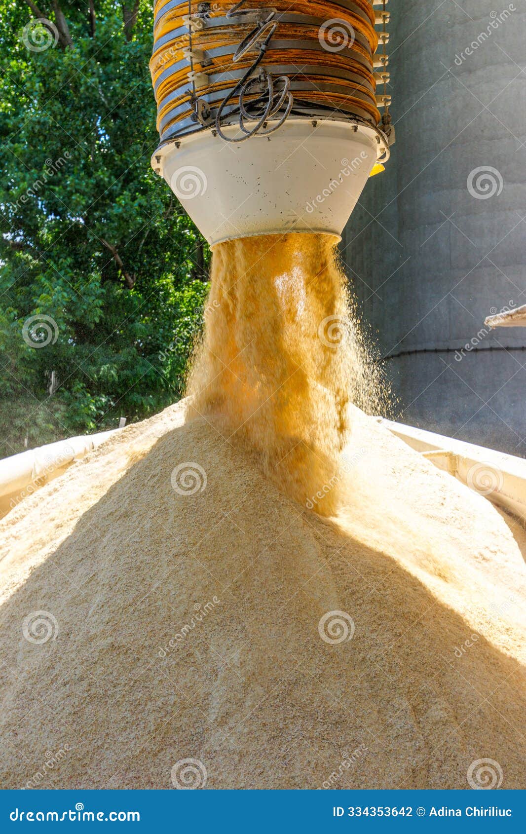 Industrial Grain Loading Device for Large Containers To Be Transported ...