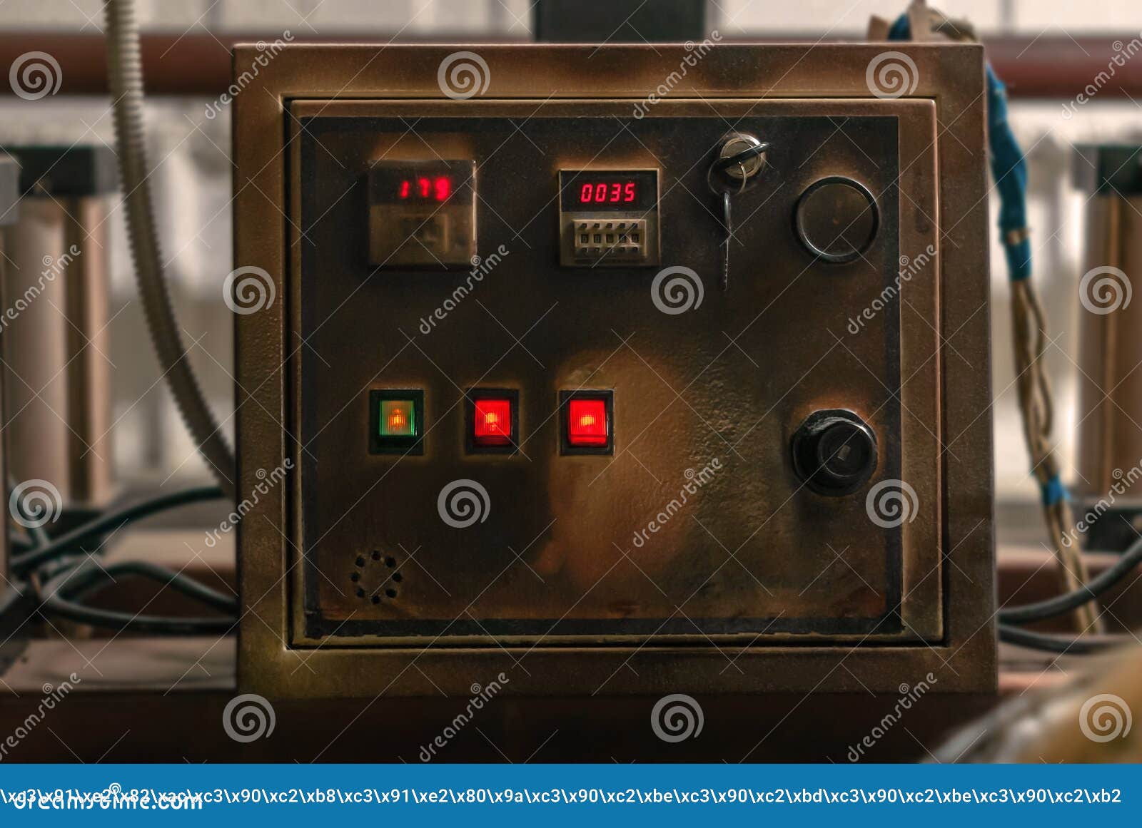Old Industrial Control Panel