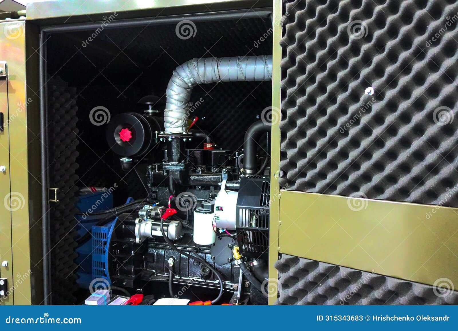 Industrial High Power Diesel Generator with Sound Insulation Stock ...