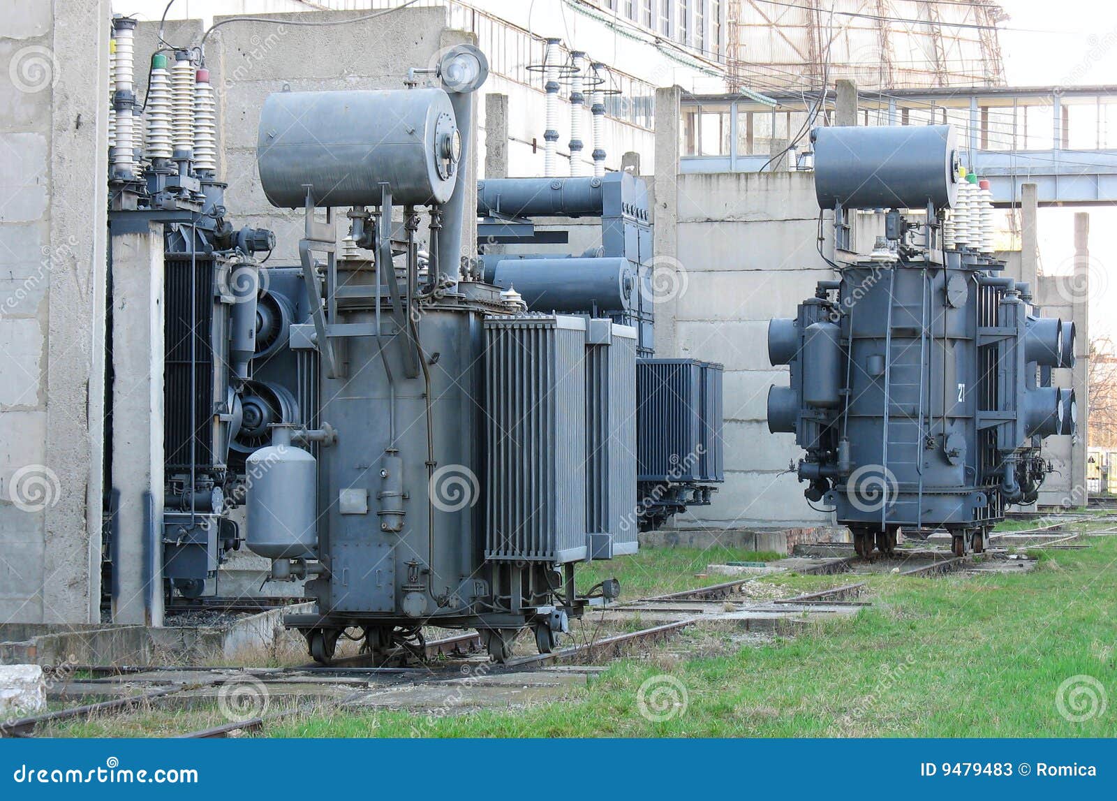 Industrial High Voltage Converter Stock Image - Image of hydro ...