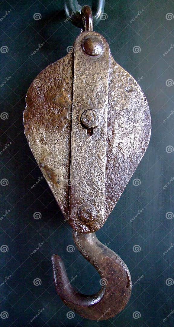 Industrial hook stock image. Image of fisherman, drag - 1069955