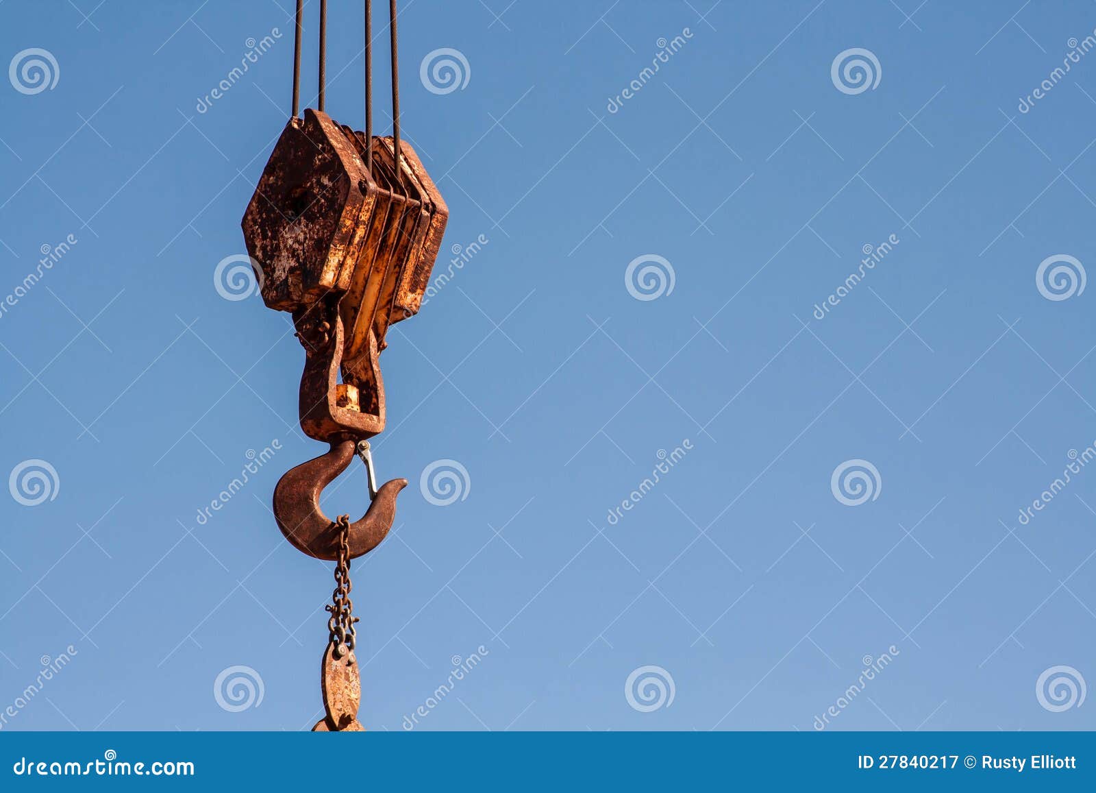 Industrial Hook stock image. Image of cable, steel, hoist - 27840217
