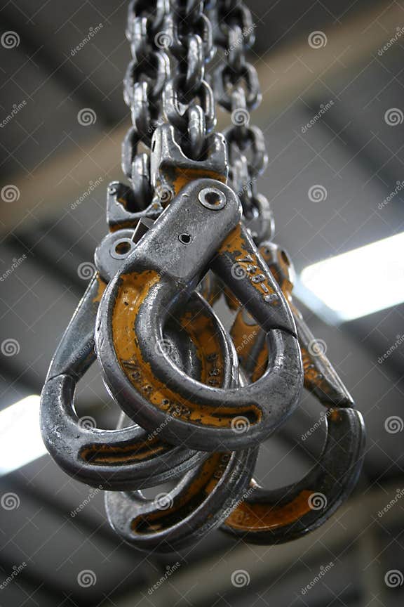 Industrial Hooks stock photo. Image of industrial, hangar - 4575128