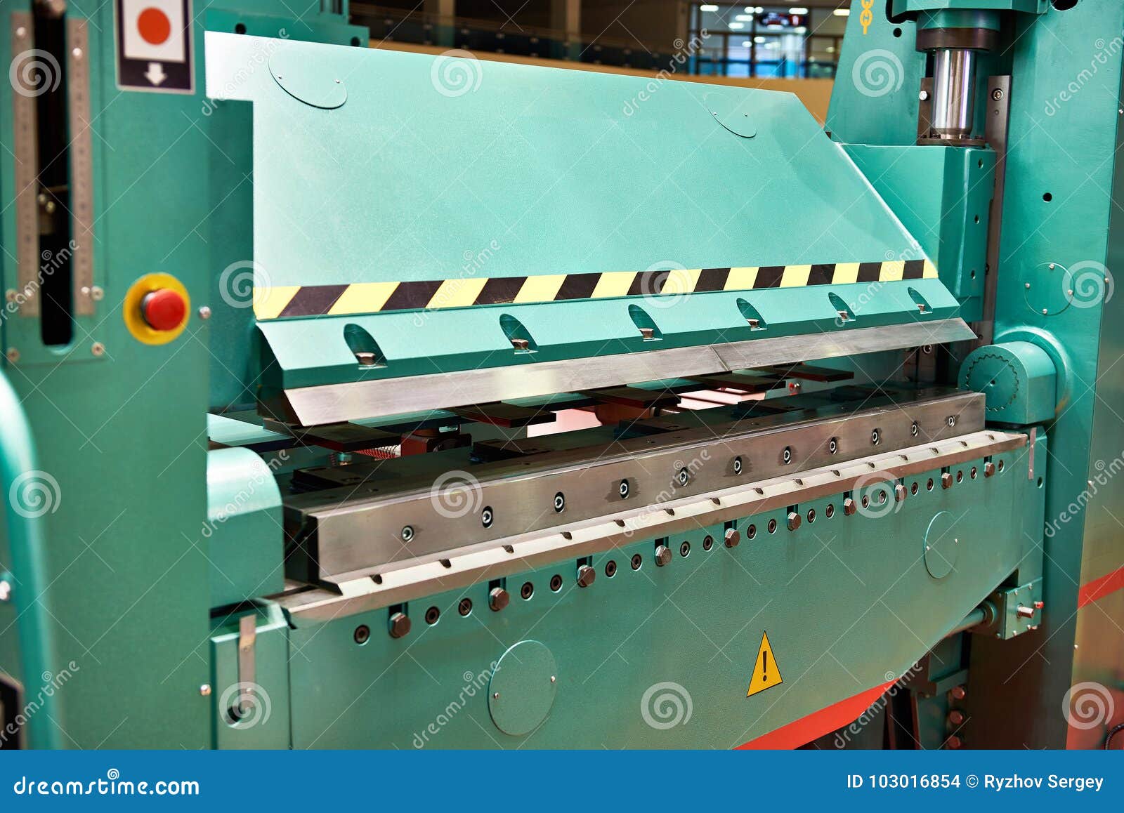 Industrial hydraulic press stock photo. Image of plant - 103016854