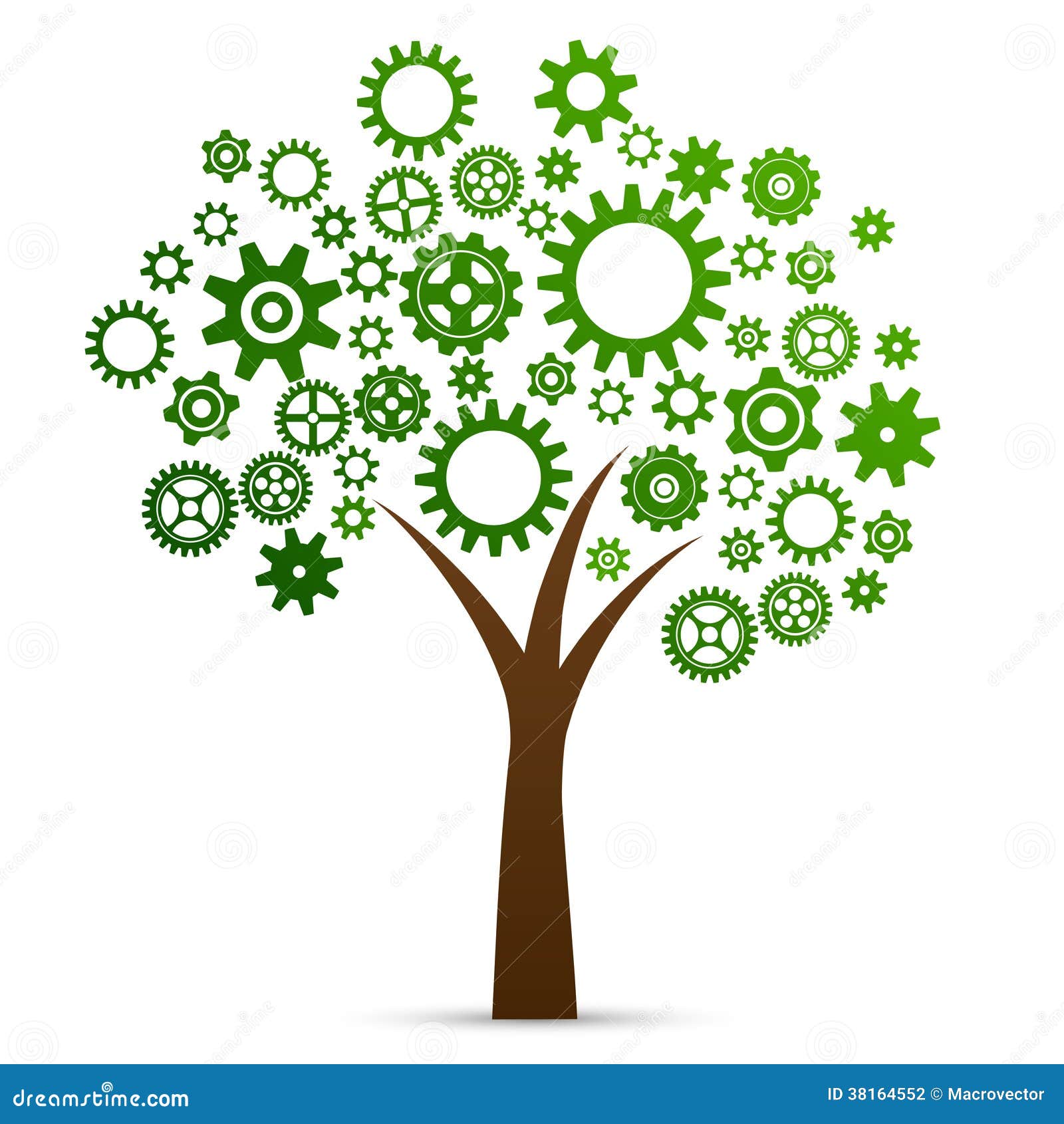 Industrial Innovation Concept Tree Stock Vector - Illustration of ...